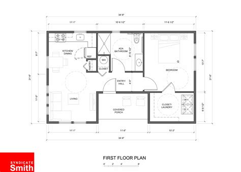 Ada Small House Plans Ada House Plan Tudor House Floor Plan