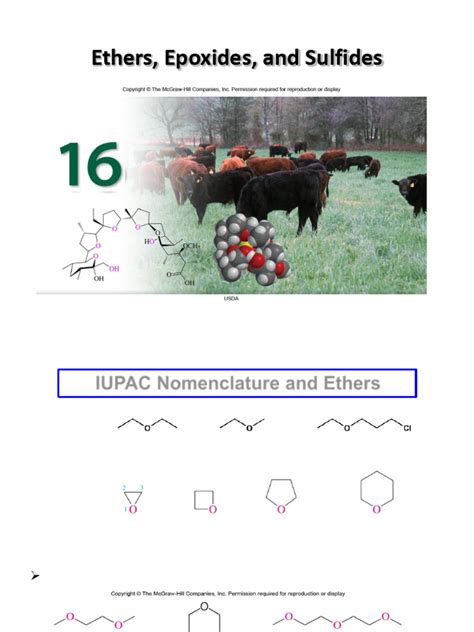 1 Ch16 Ethers Epoxides And Sulfides Pdf Ether Chemical Reactions