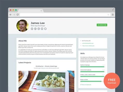 personal website templates free download html5 with css3 animation