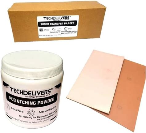 Techdelivers® Pcb Etching Powder Fecl3ferric Ferrous Chloride 500gm
