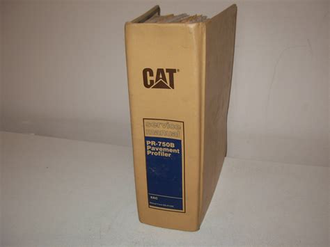 Caterpillar Pr 750b Pavement Profiler Service Manual 8ac Up