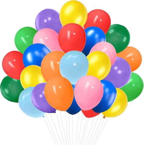 Wiletasz 200pcs 5 Inch Balloons Assorted Colors Latex Mini