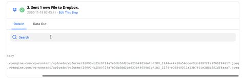 can i create a zap that takes multiple wpforms uploads and write them