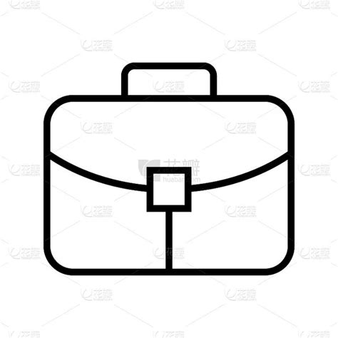 公文包线艺术矢量图标 Ui图标矢量图片其他图片图片素材 花瓣网