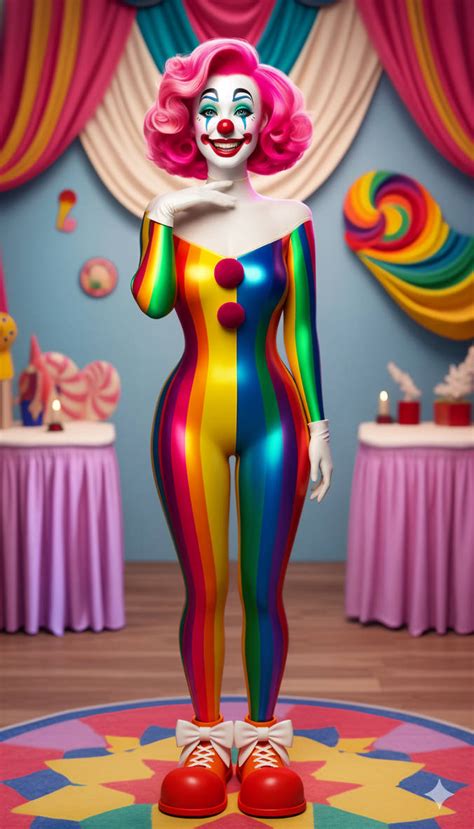 Latex Clown Girl By Clownyworld On Deviantart