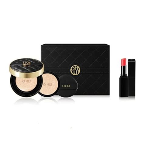 Set Trang Điểm Ohui Ultimate Cover The Couture Cushion Pink Beige June