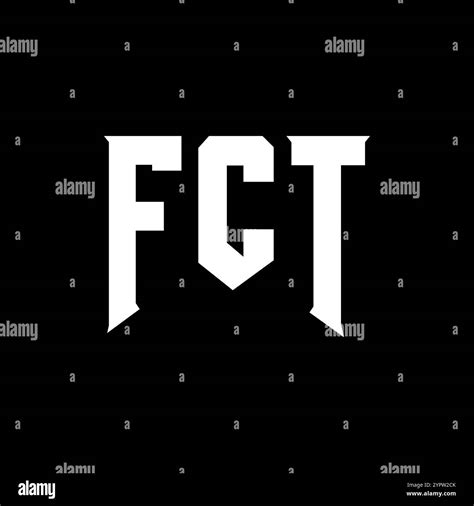 Fct Letter Logo Design For Technology Company Fct Logo Design Black