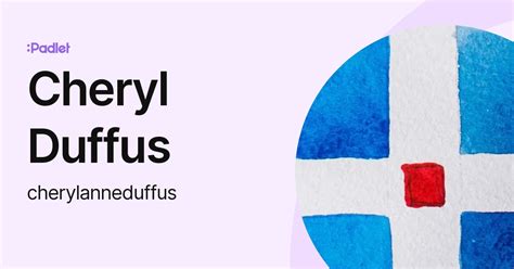 Cheryl Duffus Cherylanneduffus Profile Padlet