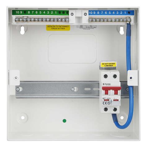 Scolmore Click Elucian 8 Way 100a Isolator Incomer Metal Clad Consumer