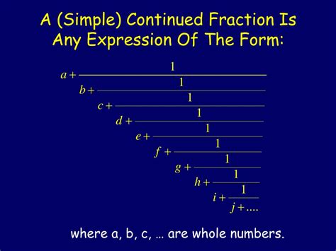 PPT Recurrences And Continued Fractions PowerPoint Presentation Free Download ID 1315207