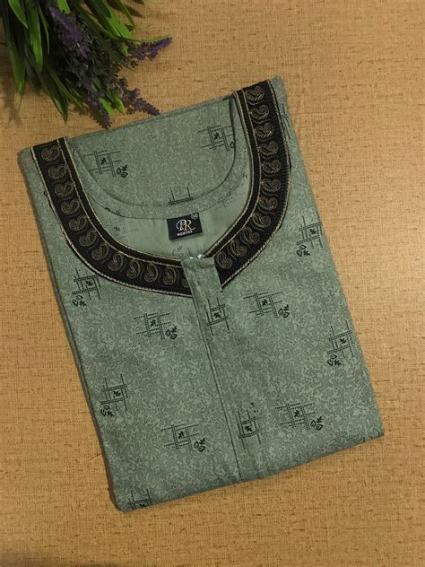 Neck Embroidery Cotton Churidar Cut Nighty Pr Nighties