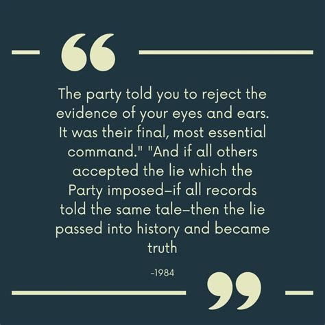 Important Quotes And Big Ideas From George Orwells “1984” 1984