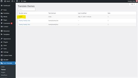 Translation Documentation