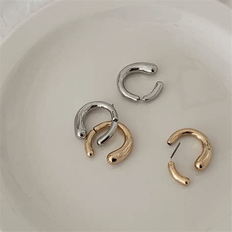 퍼플리아 브래넌 링 귀걸이