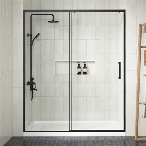 Glacier Bay Kincaid 57 1 16 In 60 In W X 72 In H Sliding Framed