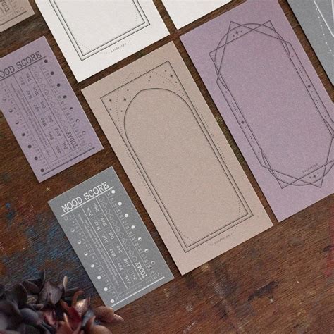Loidesign Astrology 2 Collection Note Paper Packet Starry Vintage Vibes