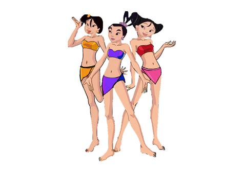 Ting Mei And Su In Fur Bikinis By Disneywo On Deviantart