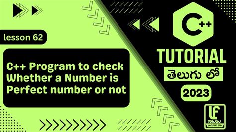 C Program To Check Whether A Number Is Perfect Number Or Not