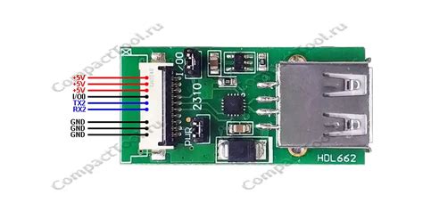 Hdl662b Dwin Адаптер Usb Uart Ttl 10pin 1 0mm