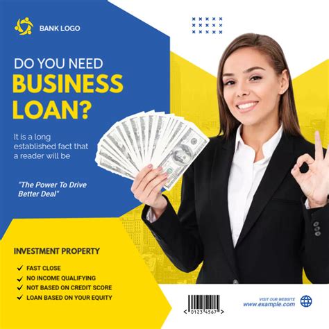 Business Loan Template Postermywall