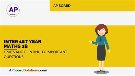 Inter 1st Year Maths 1b Limits And Continuity Important Questions Ap Board Solutions
