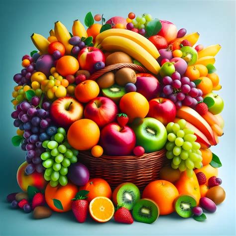 Premium Photo Colorful Lovely Fruits Very Yummy