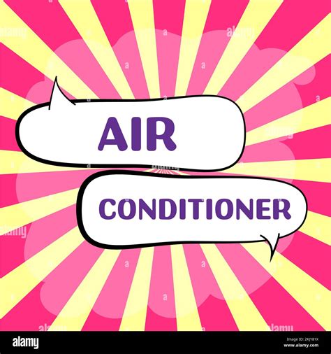 Text Caption Presenting Air Conditioner Business Concept Apparatus For Washing Air And