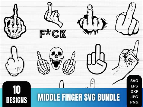 Middle Finger Svg Bundle Middle Finger Svg Fuck You Svg Svg Files For Cricut Middle Finger