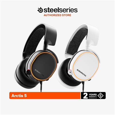 Steelseries Arctis 5 Wired 71 Surround Sound Gaming Headset With Rgb