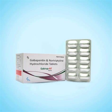 Gabapentin And Nortriptyline Hydrochloride Tablets Manufacturers
