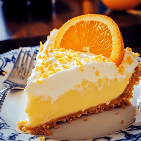 Easy Orange Creamsicle Pie Delicious Zesty Treat