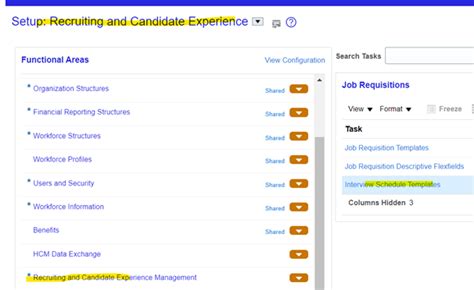 Privileges To Create Interview Templates In Job Requisition — Cloud Customer Connect