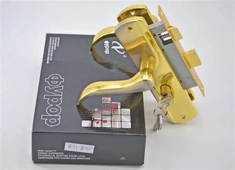 Hiluke 50mm China Manual Long Life Metals Mortise Door Locks Handle