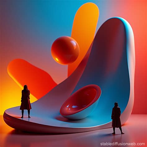 Vibrant Sculptural Form Interaction Stable Diffusion Online Vibrant Sculptural Form Interaction Stable Diffusion Online