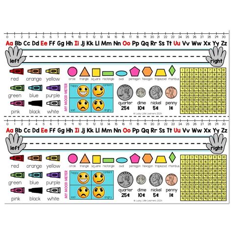 Classroom Setup Desk Name Plates Mood Meter Version 1 Lucky