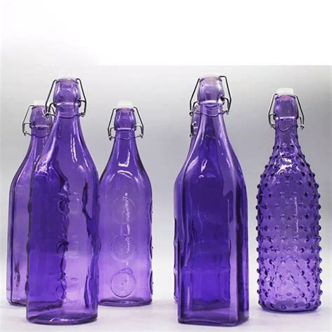 Colored Glass Bottles