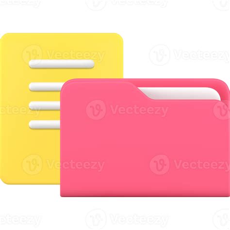 Document Paper Page Folder Archive Storage Datum Cyberspace Catalog Organization 3d Icon