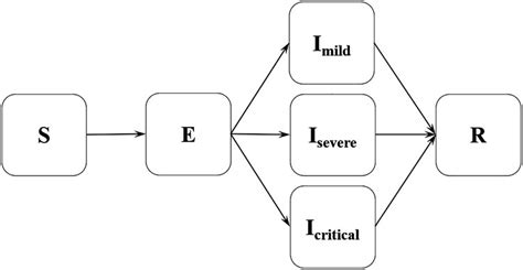 Diagram Of Seir Model With Severity Compartments S Susceptible E
