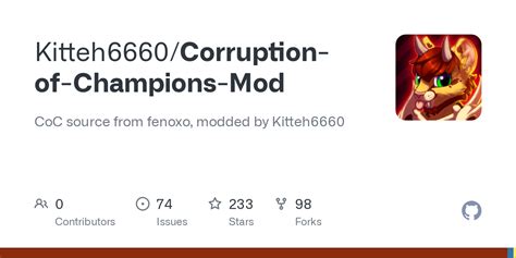 Releases · Kitteh6660corruption Of Champions Mod · Github