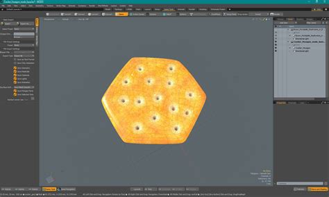 Cracker Hexagon Model Turbosquid 2384143