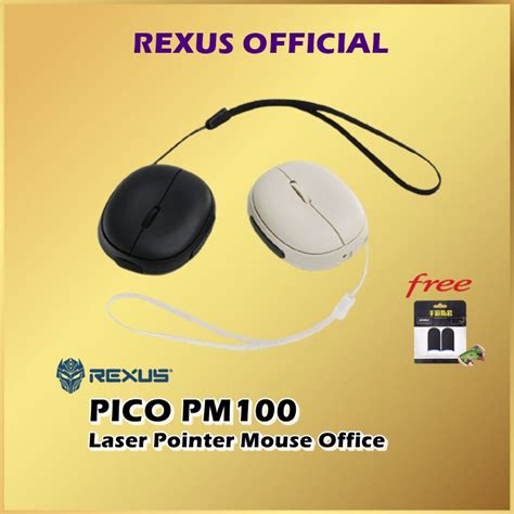 Jual Rexus Pico Pm100 Laser Pointer Mouse Office Pm 100 Shopee Indonesia