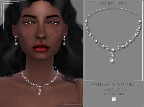 The Sims Resource Bridal Diamond Necklace