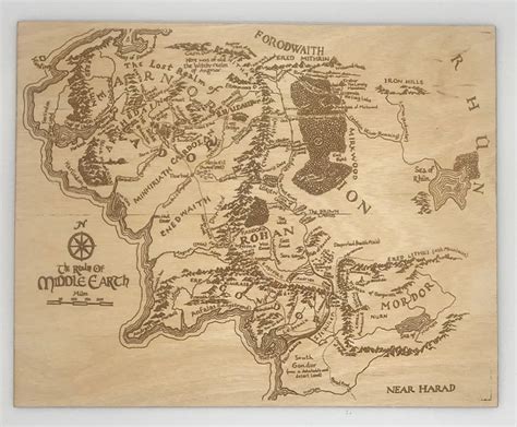 Middle Earth Map Tolkiens Original Maptitude — This Map Shows