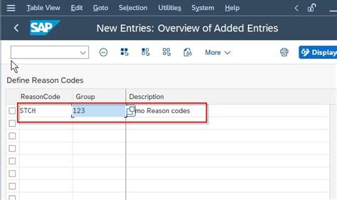How To Define Reason Code