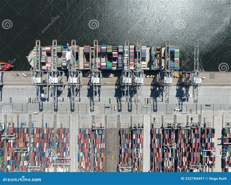 Loading Or Unloading Of A Bunker Tanker Editorial Photo Cartoondealer