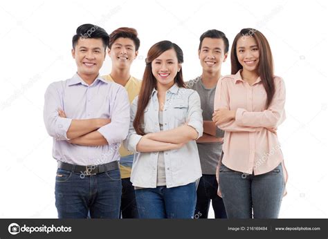 Group Of Asian People