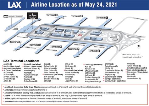 Lax Terminal Map 2021 3 Uponarriving