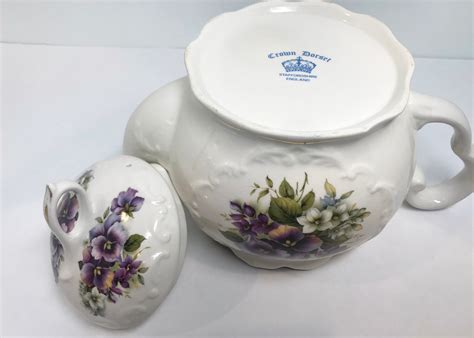 Pansy Teapot Crown Dorset Teapot 36 Ounce Teapot 6 Cup Teapot