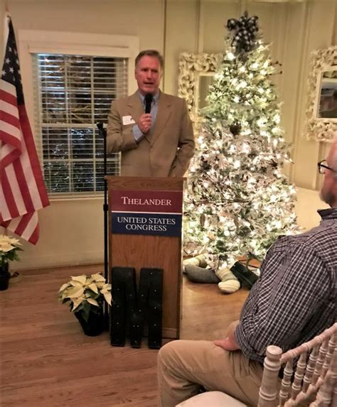 Ed Thelander Of Bristol Addresses Voters At The Montsweag Restaurant