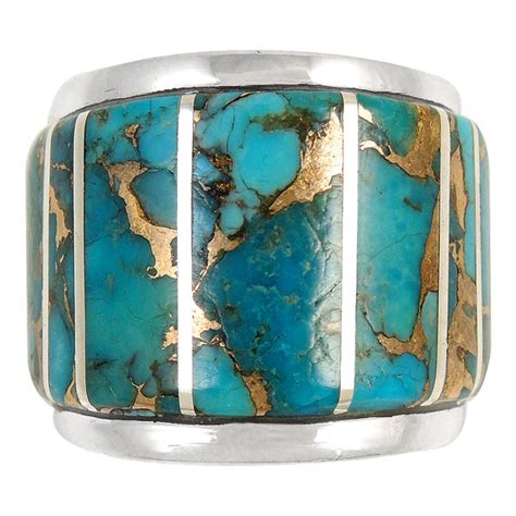 Matrix Turquoise Ring Sterling Silver R2432 C84